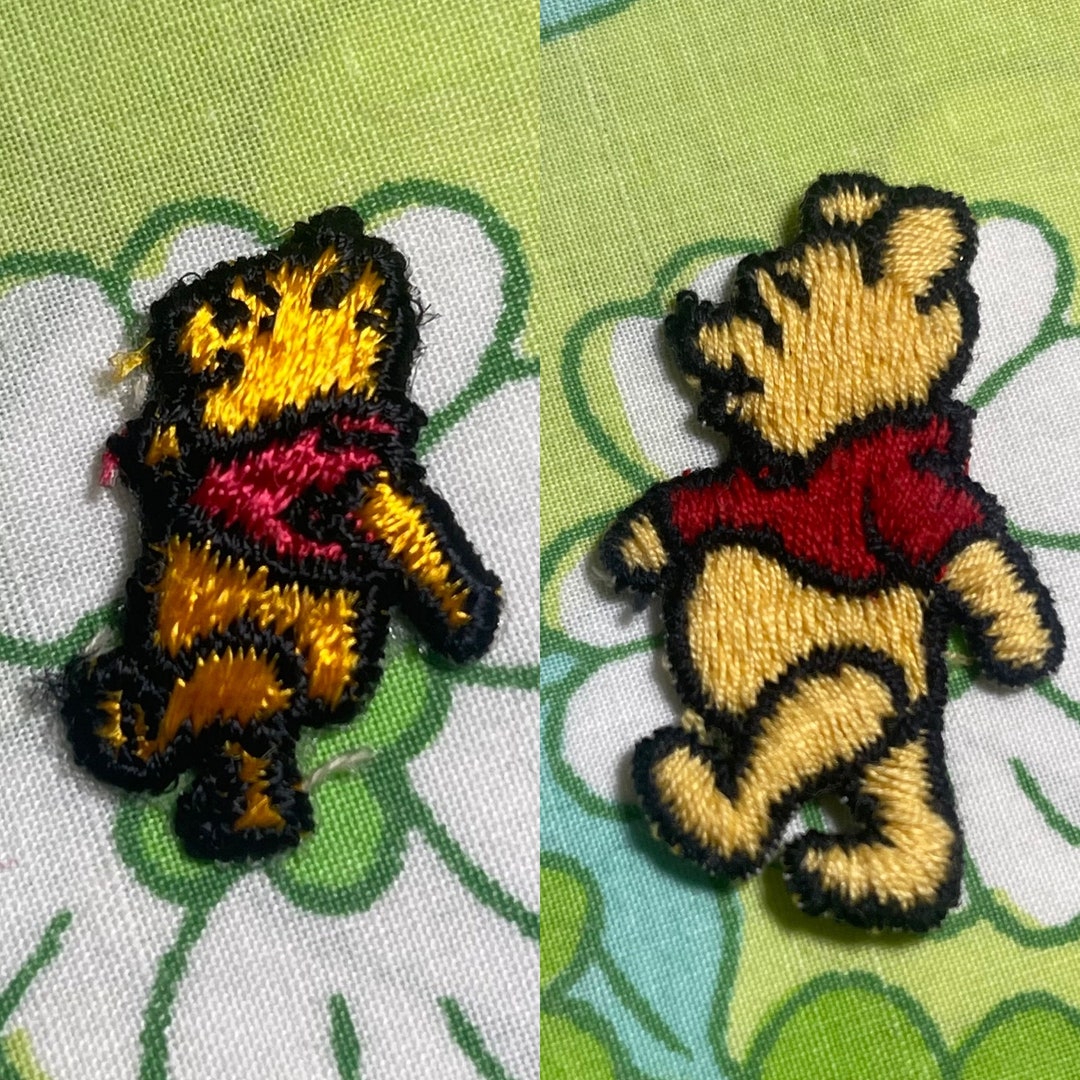 VINTAGE Embroidered Winnie the Pooh Patches Q36 - Etsy