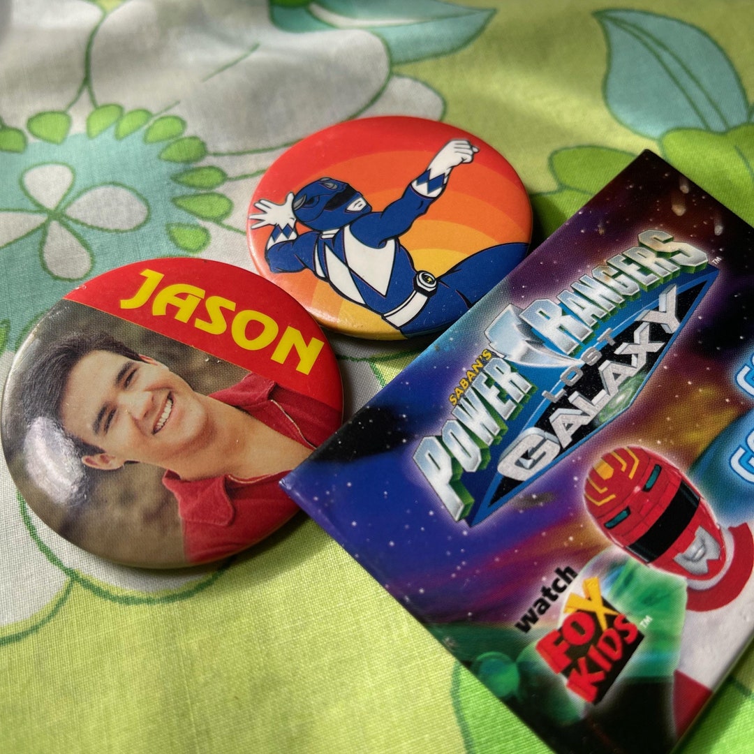 VINTAGE Power Rangers Pinback Buttons 19A Power Rangers Galaxy - Etsy