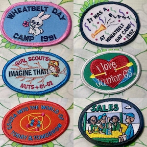 VINTAGE Embroidered Scout and Camp Patches Wheatbelt Day Camp F - Etsy