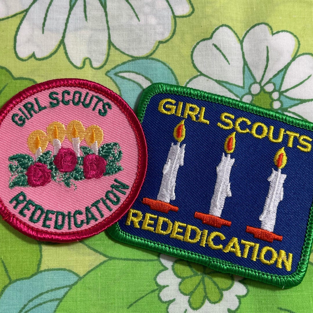 Embroidered Girl Scout Rededication Patches | 1990's - 2000's VINTAGE ...