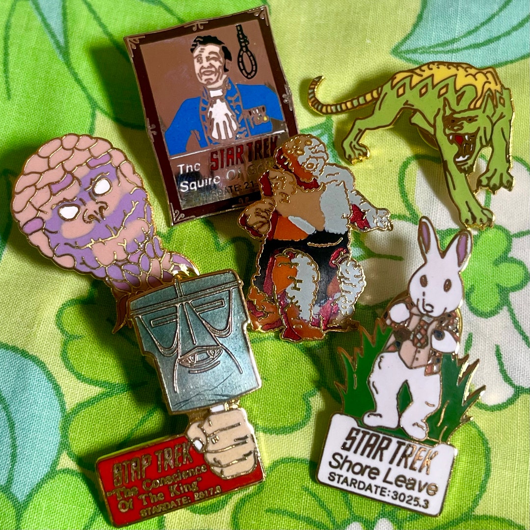 VINTAGE Star Trek Episode Enamel Lapel Pins S44 - Etsy