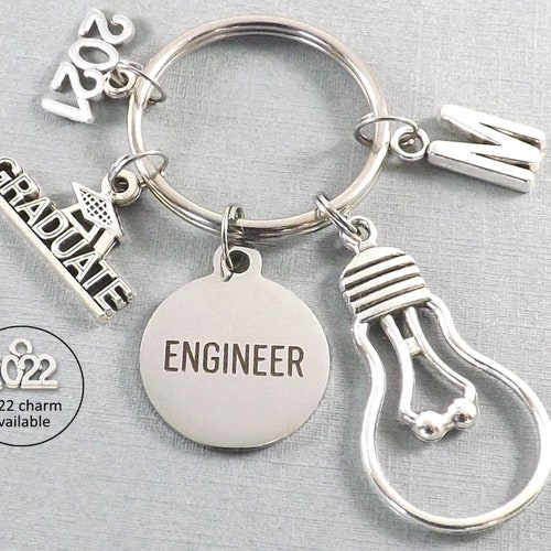 Engineer Gifts Mechanical Engineer Keychain for Him. for | Etsy