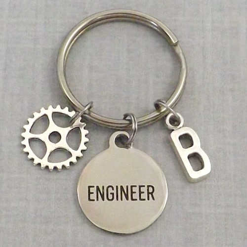 Engineer Gifts Mechanical Engineer Keychain for Him. for - Etsy