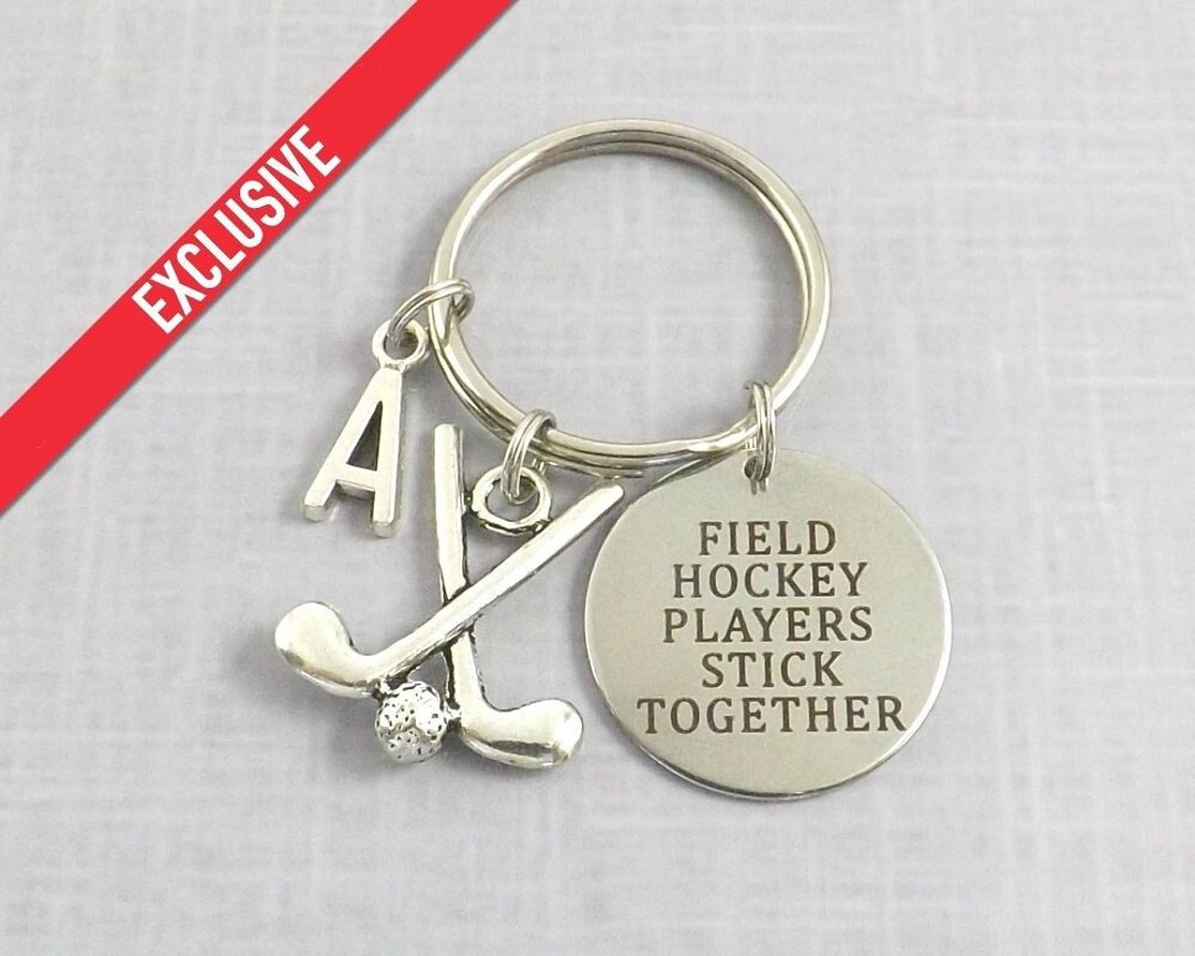 Field Hockey Gift, Field Hockey Keychain, Personalized Field Hockey ...