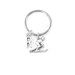 Ski Keychain, Personalized Man Skiing Key Ring, Woman Snow Skiing ...