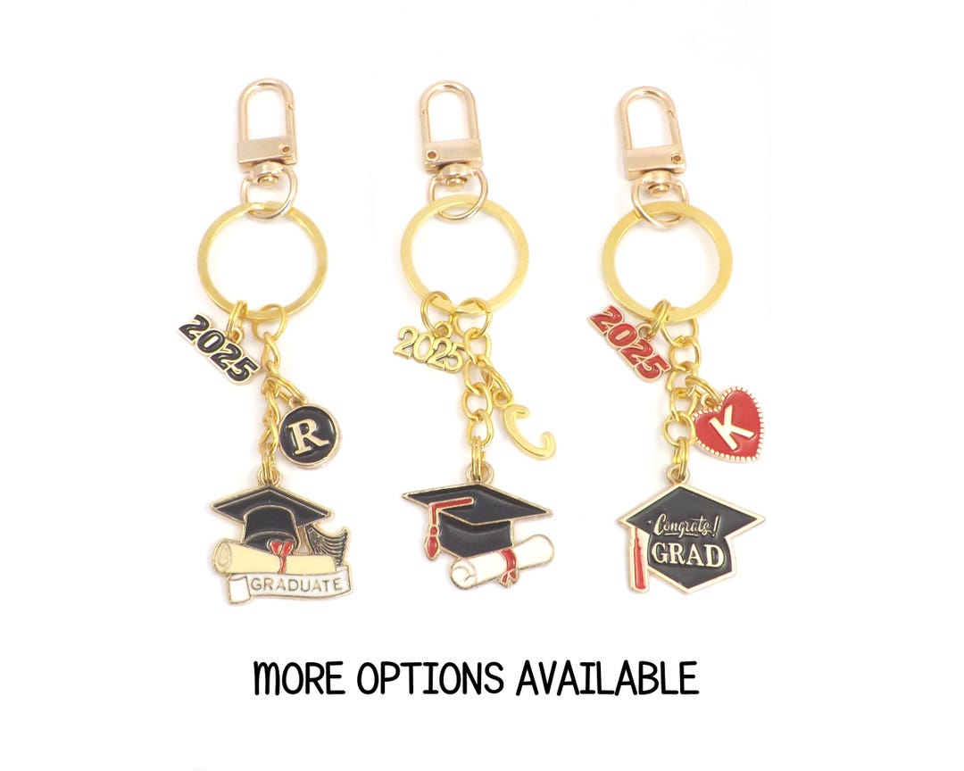 2025 Graduation Keychains, College Grad, High School Graduation Gift ...