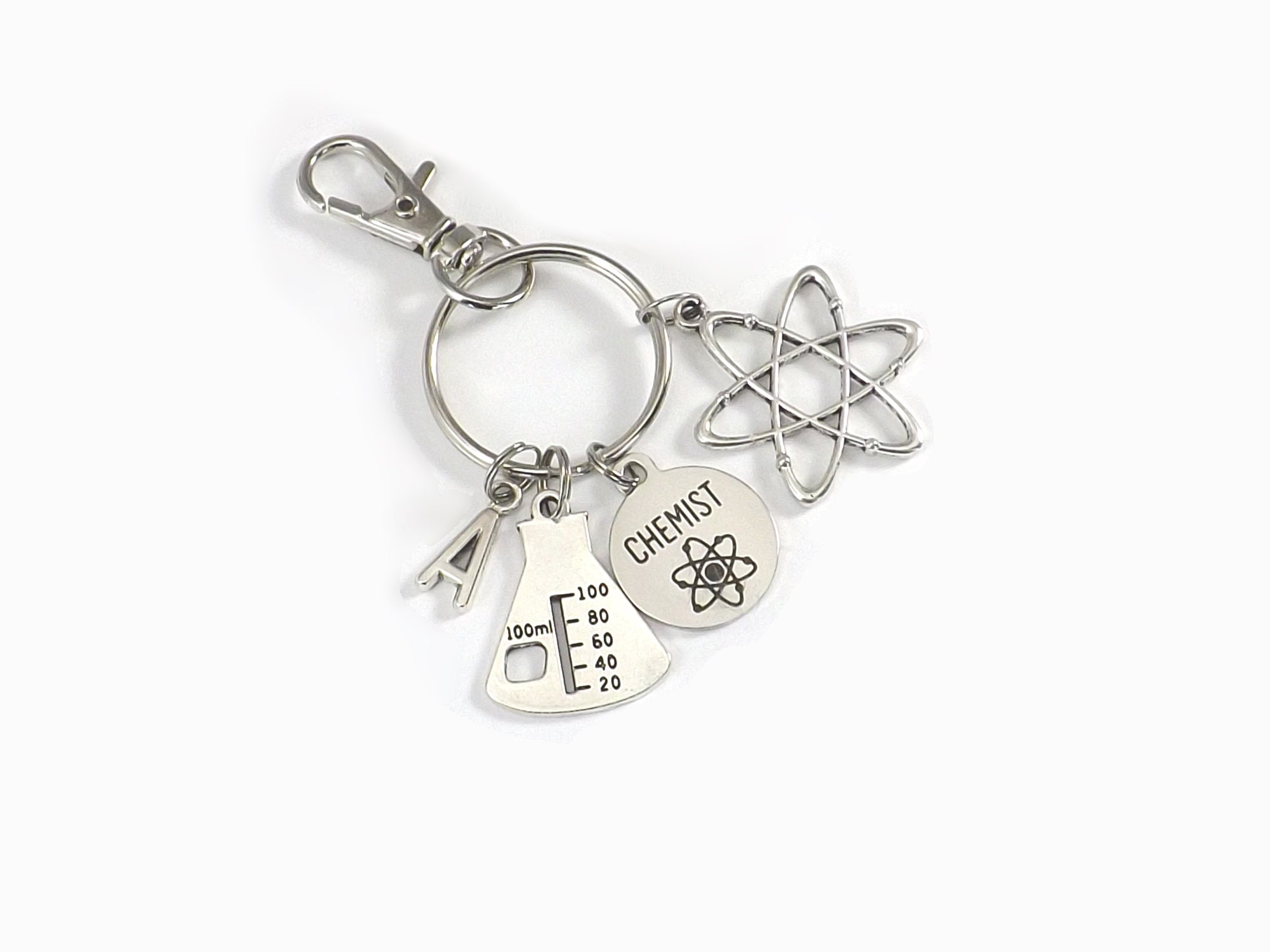 Gift for Chemist, Chemistry Student Keychain, Graduation Gift ...