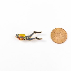 Scuba Diver Pin, Enamel Pin, Lapel Pin, Scuba Jewelry, Snorkeling ...