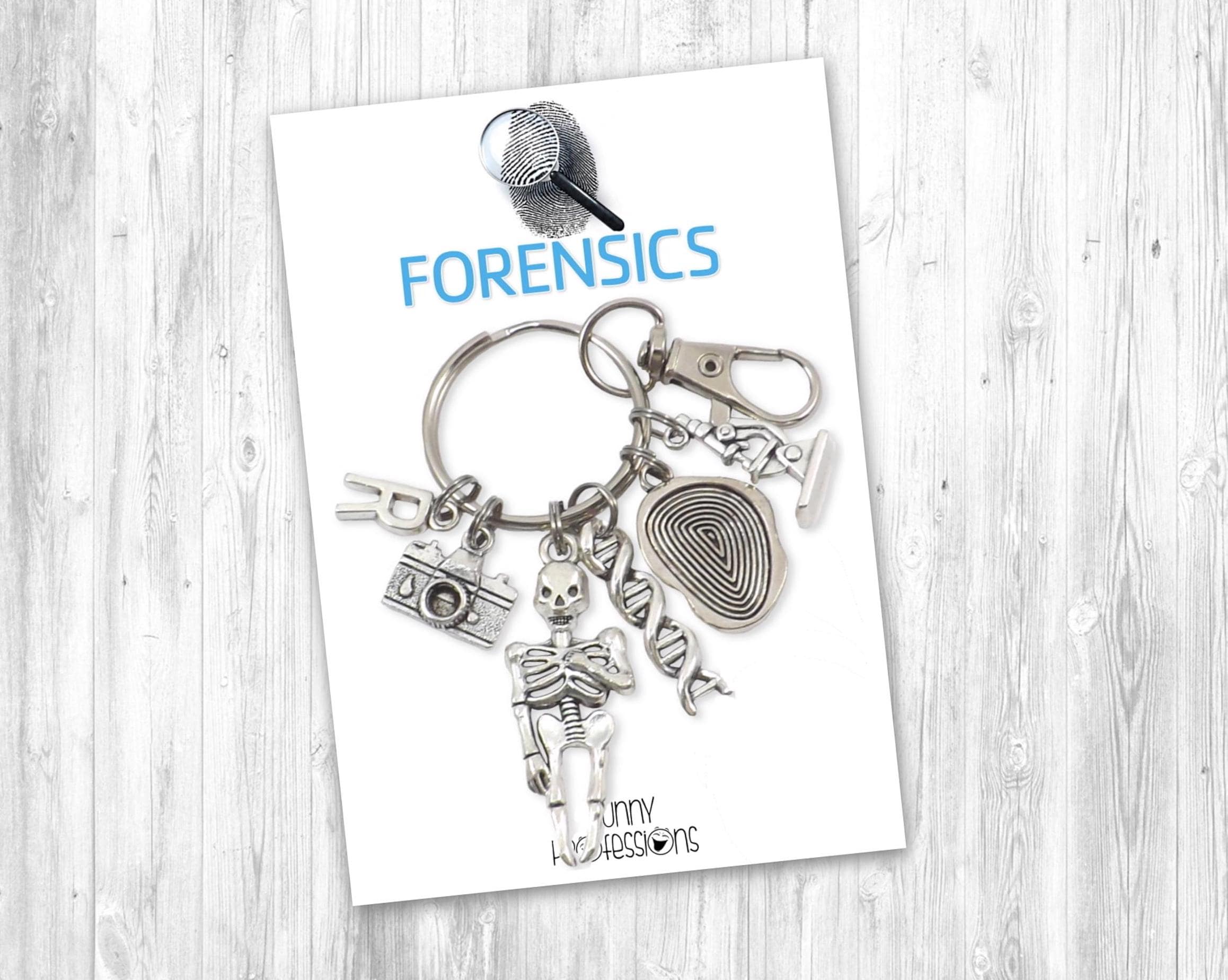 Forensic Science Crime Scene Investigator Keychain - Etsy