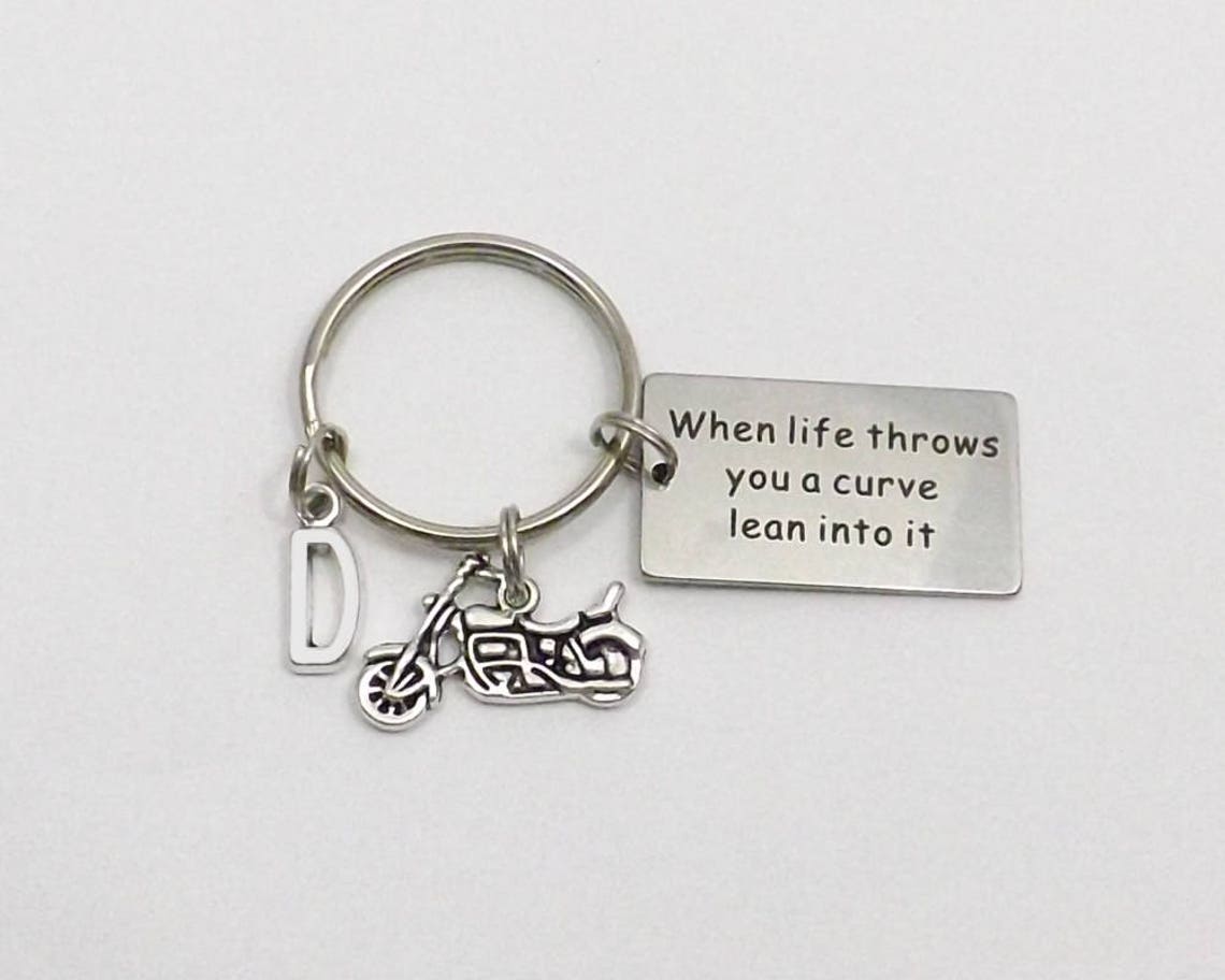Motorcycle Gift Motorcycle Keychain Dad Gifts Mens Gift for | Etsy