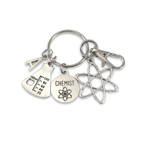 Gift for Chemist, Chemistry Student Keychain, Graduation Gift ...