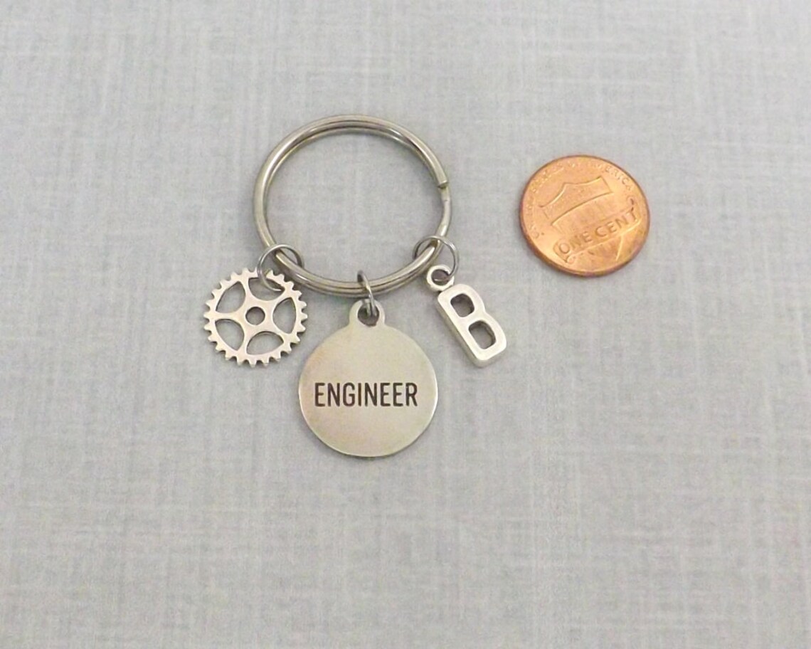 Engineer Gifts Mechanical Engineer Keychain for Him. for | Etsy