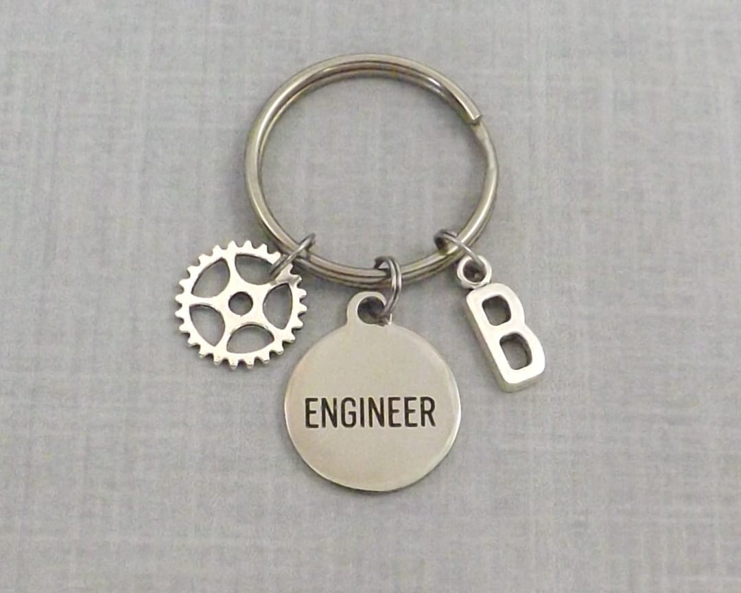 Engineer Gifts, Mechanical Engineer Keychain, for Him. for Her ...