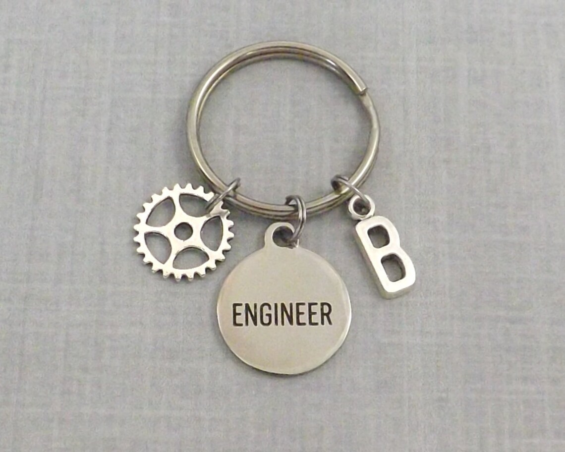 Engineer Gifts Mechanical Engineer Keychain for Him. for | Etsy
