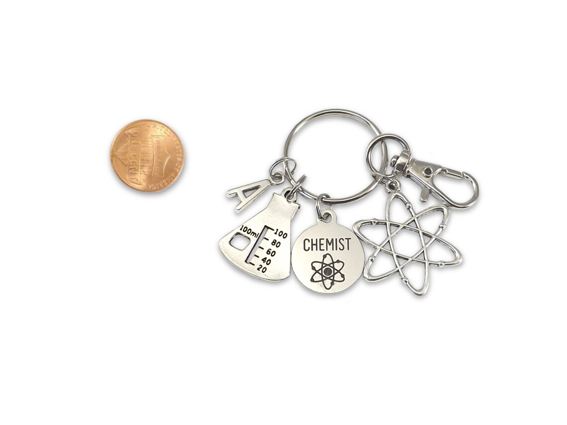 Gift for Chemist, Chemistry Student Keychain, Graduation Gift ...