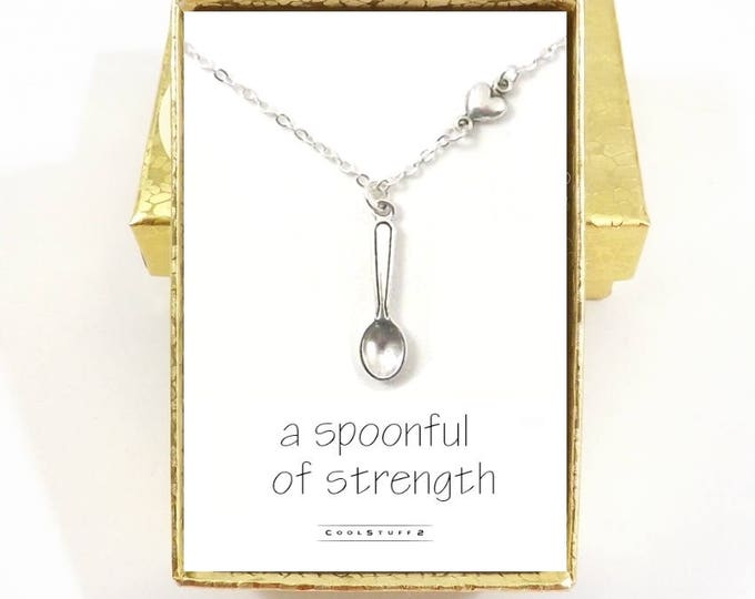 Spoonie Gift, Spoon Therapy, Spoon Necklace, Chronic Pain, A Spoonful ...