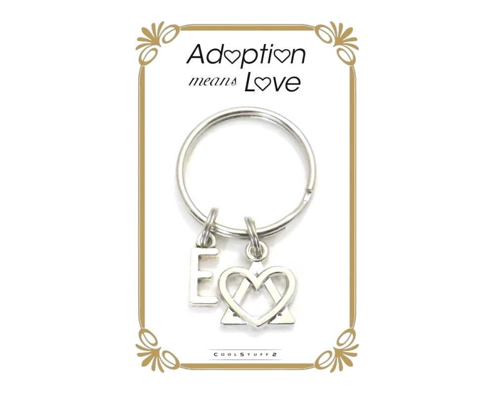 Adoption Gifts, Adoption Symbol Keychain, Adopting, Adoption Symbol ...