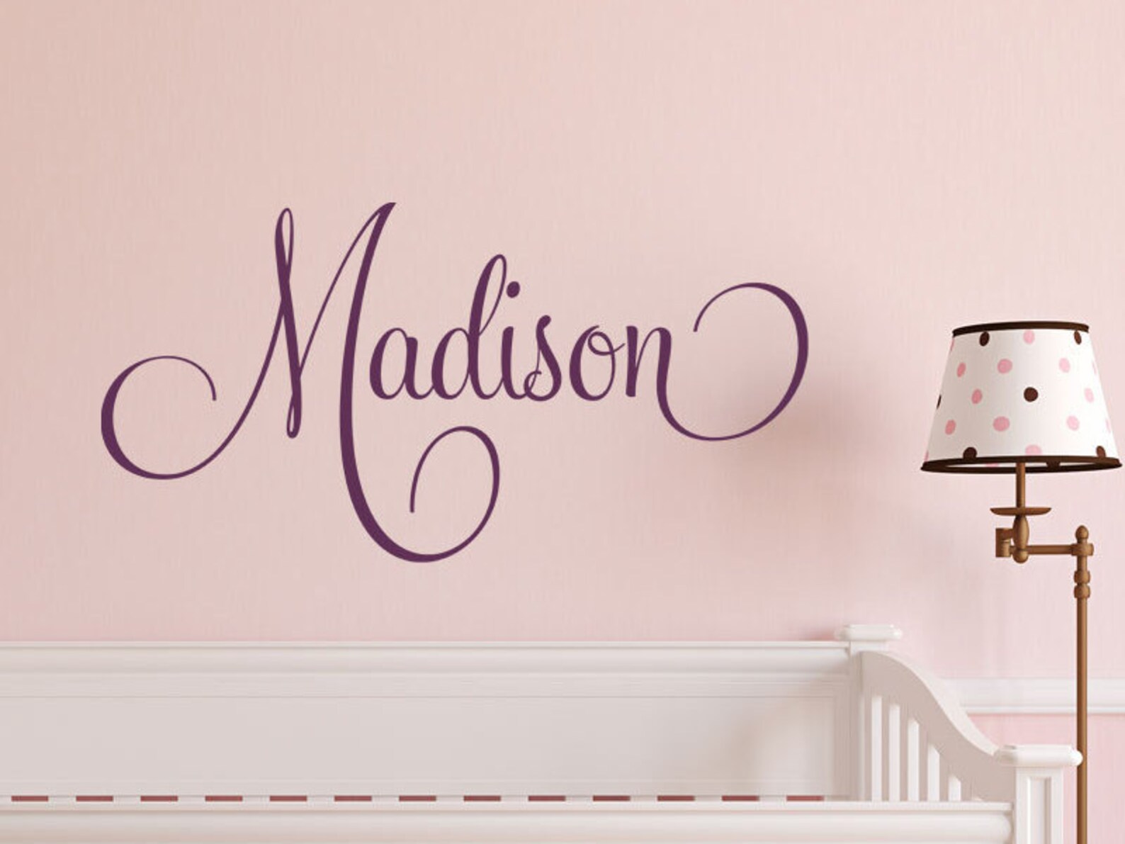 Girls Nursery Name Wall Decal Personalized Girls Name Decal | Etsy