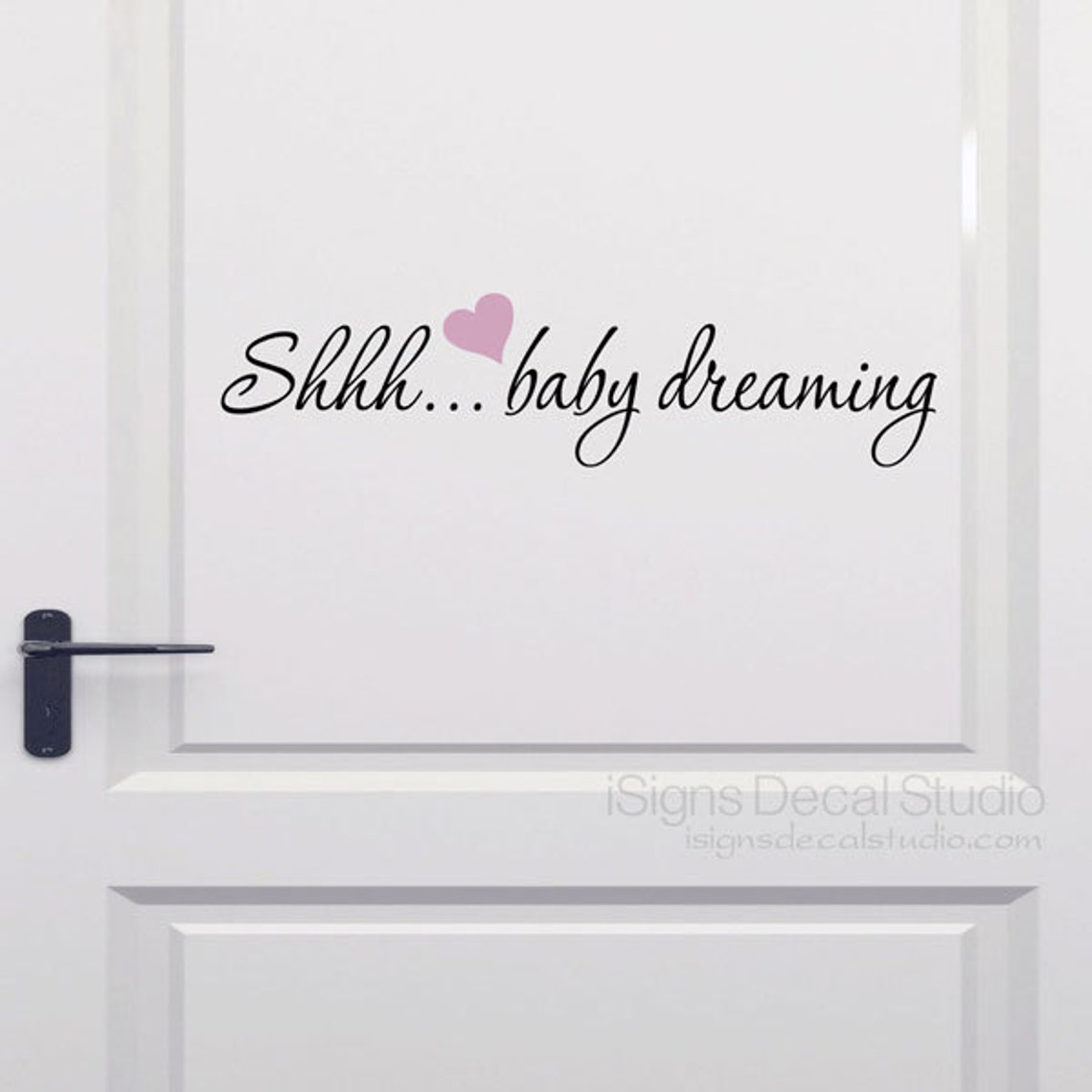 Shhh Baby Dreaming Door Decal Nursery Door Decals Baby Room | Etsy Canada