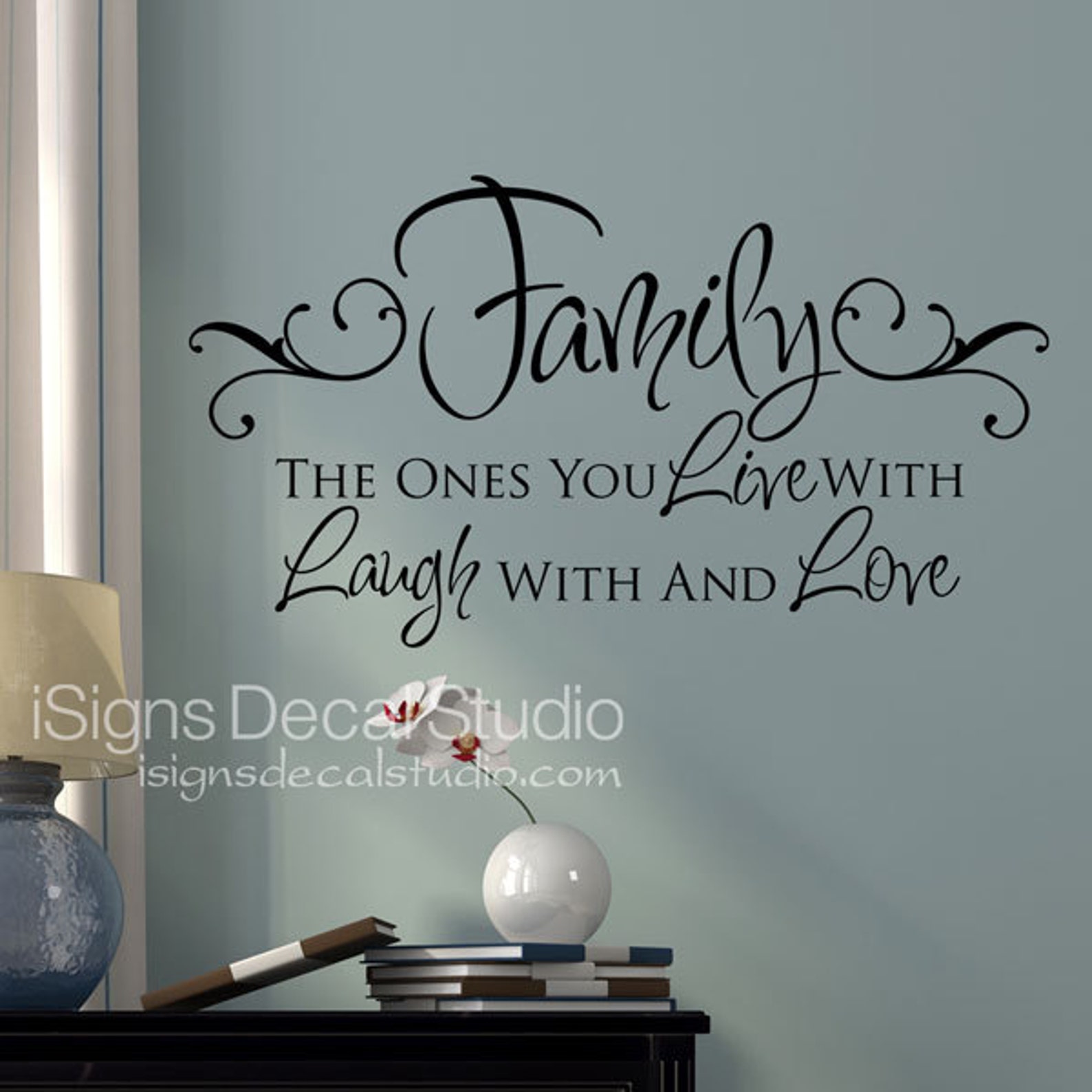 Vinyl Wall Decal Family Quote Decal . Family the Ones You - Etsy