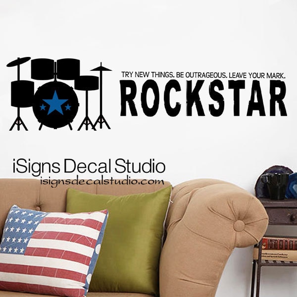 Rockstar Decal - Etsy