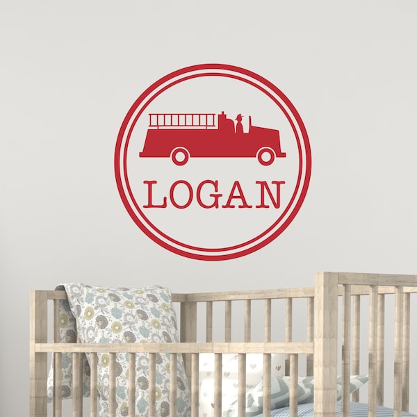Fire Truck Nursery - Etsy