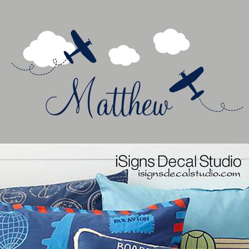 Airplane Decals - Etsy