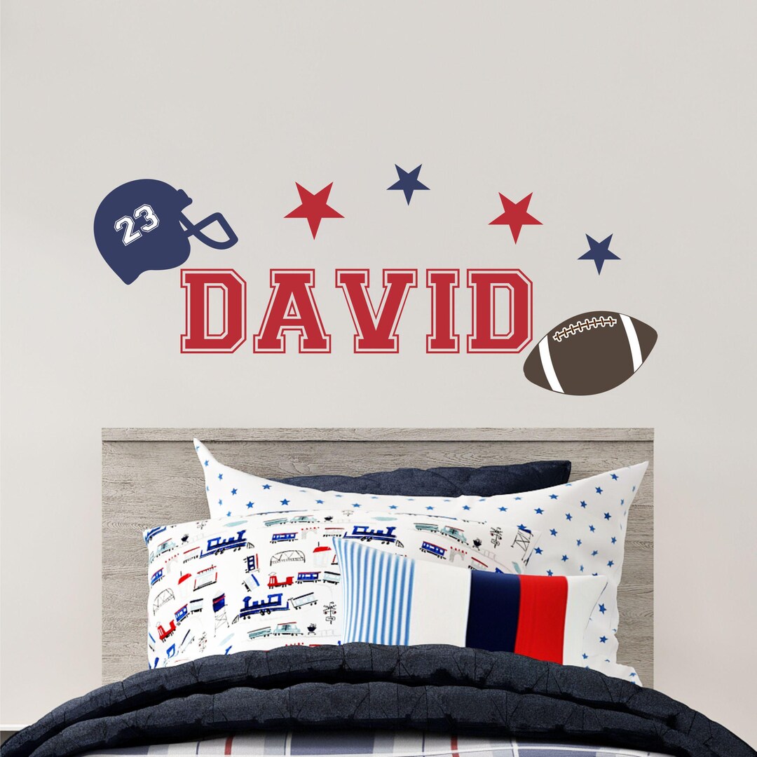 Football Wall Decal - Football Decal - Sports Decal - Kids Decal ...