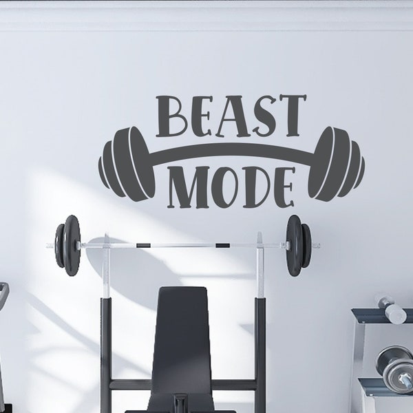 Beast Mode Decal - Etsy