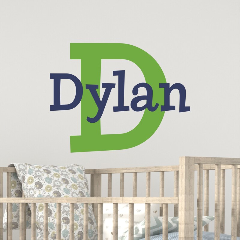 Custom Name Decal - Etsy