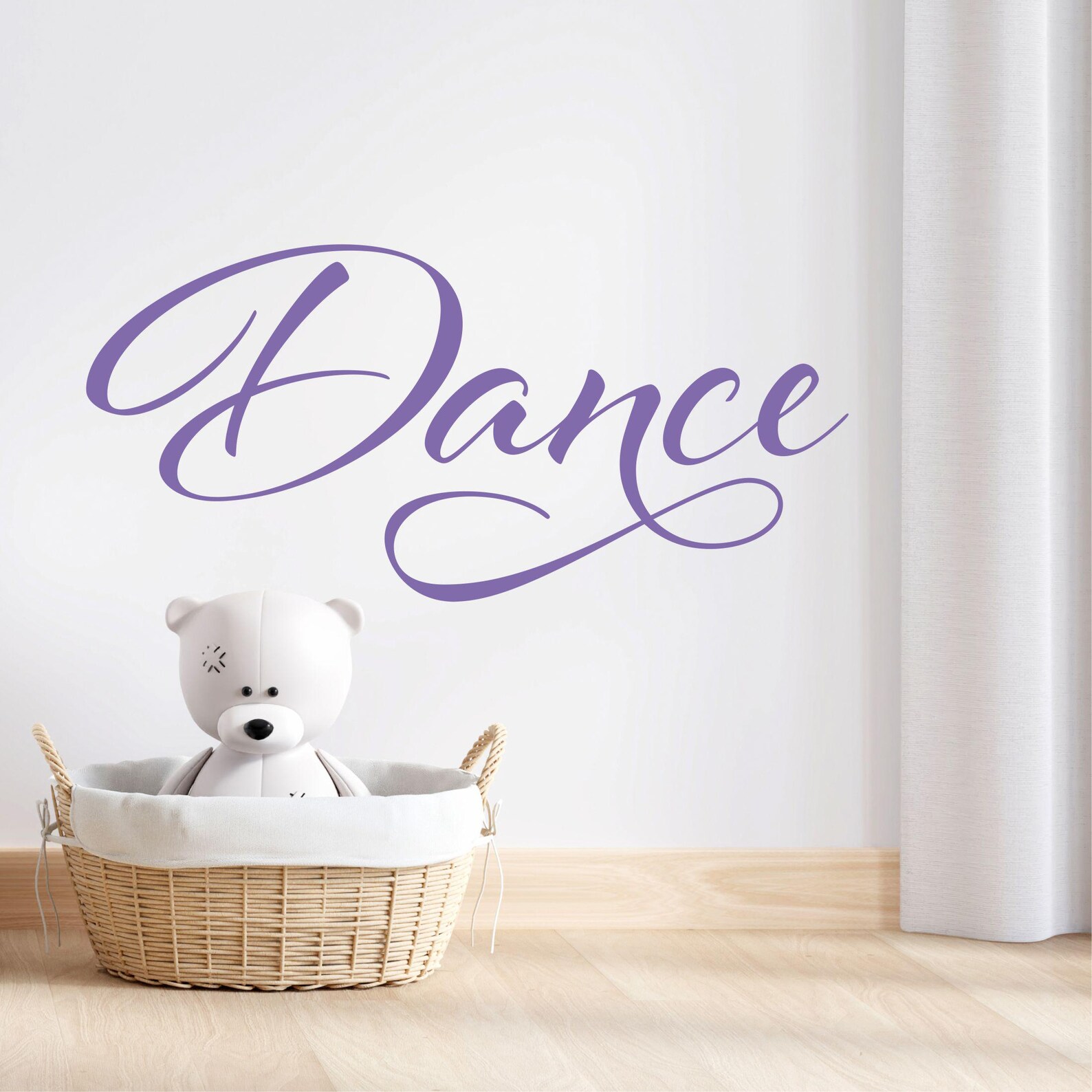 Dance Wall Decal - Dance Sticker - Ballet Decal - Dance Word Decal ...