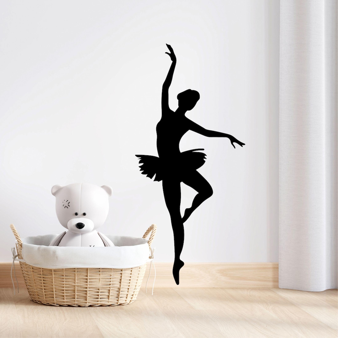 Ballerina Dance Wall Decal - Ballet Decal - Dance Wall Decal ...