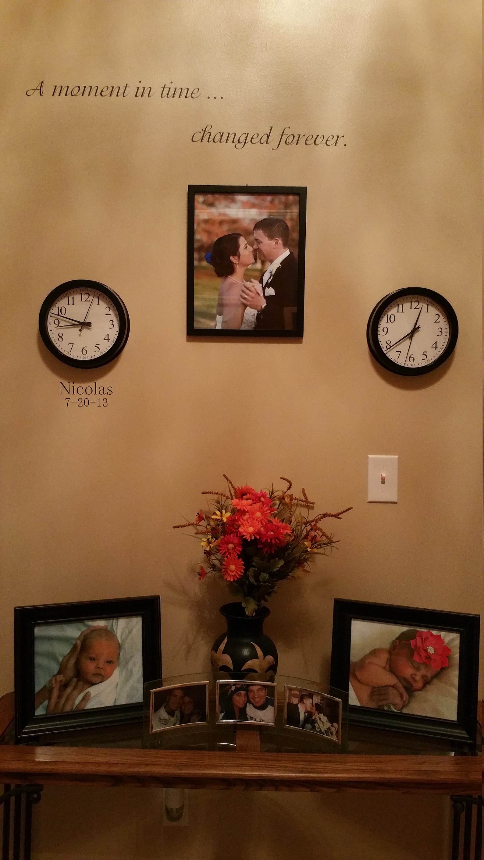 A Moment in Time Wall Decal Moments in Time Changed Forever - Etsy