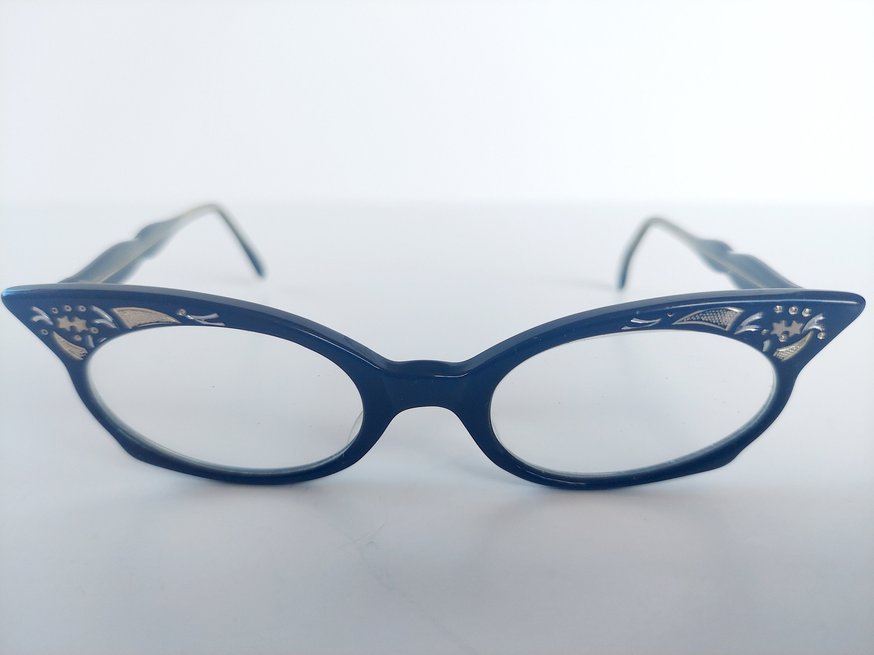 1960s Black Cats Eye Glasses Frames Etsy Canada