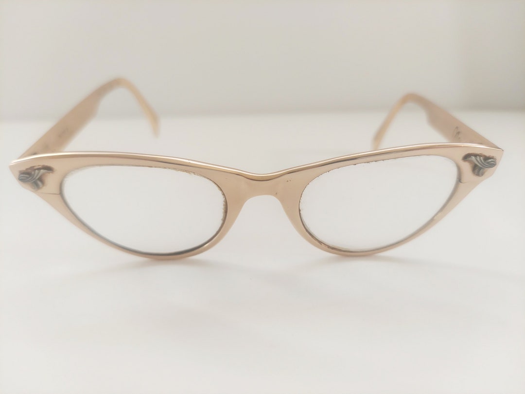 1960s Pink Swiss Cats Eye Glasses Frames - Etsy