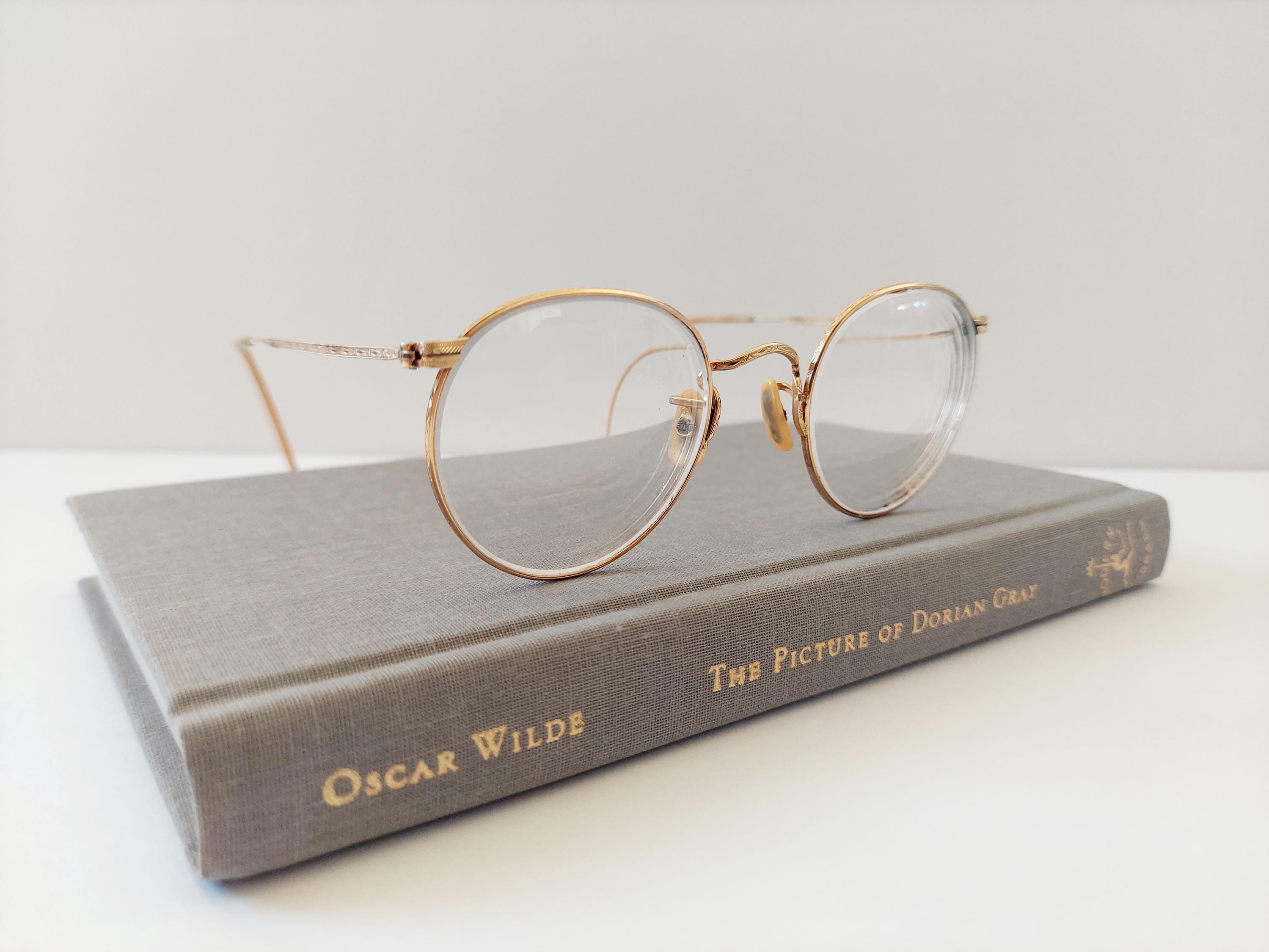 Bausch & Lomb 1920s Art Deco Gold Round Rimmed Eyeglasses - Etsy