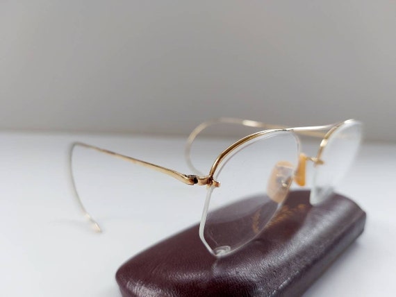 Vintage 1940s Octagonal Eyeglasses Frames - Gem