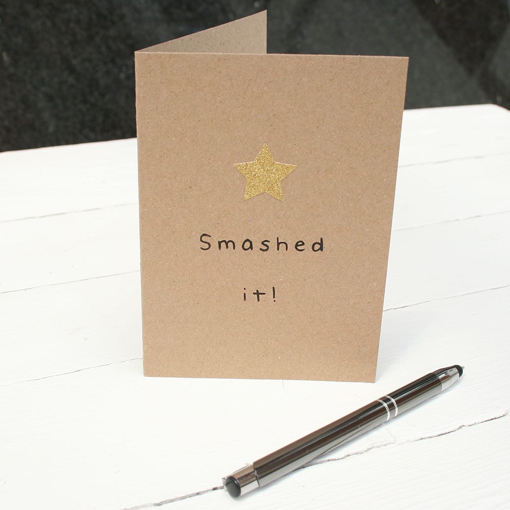 Smashed It Ceramic Coaster Congratulations Celebration Gift - Etsy
