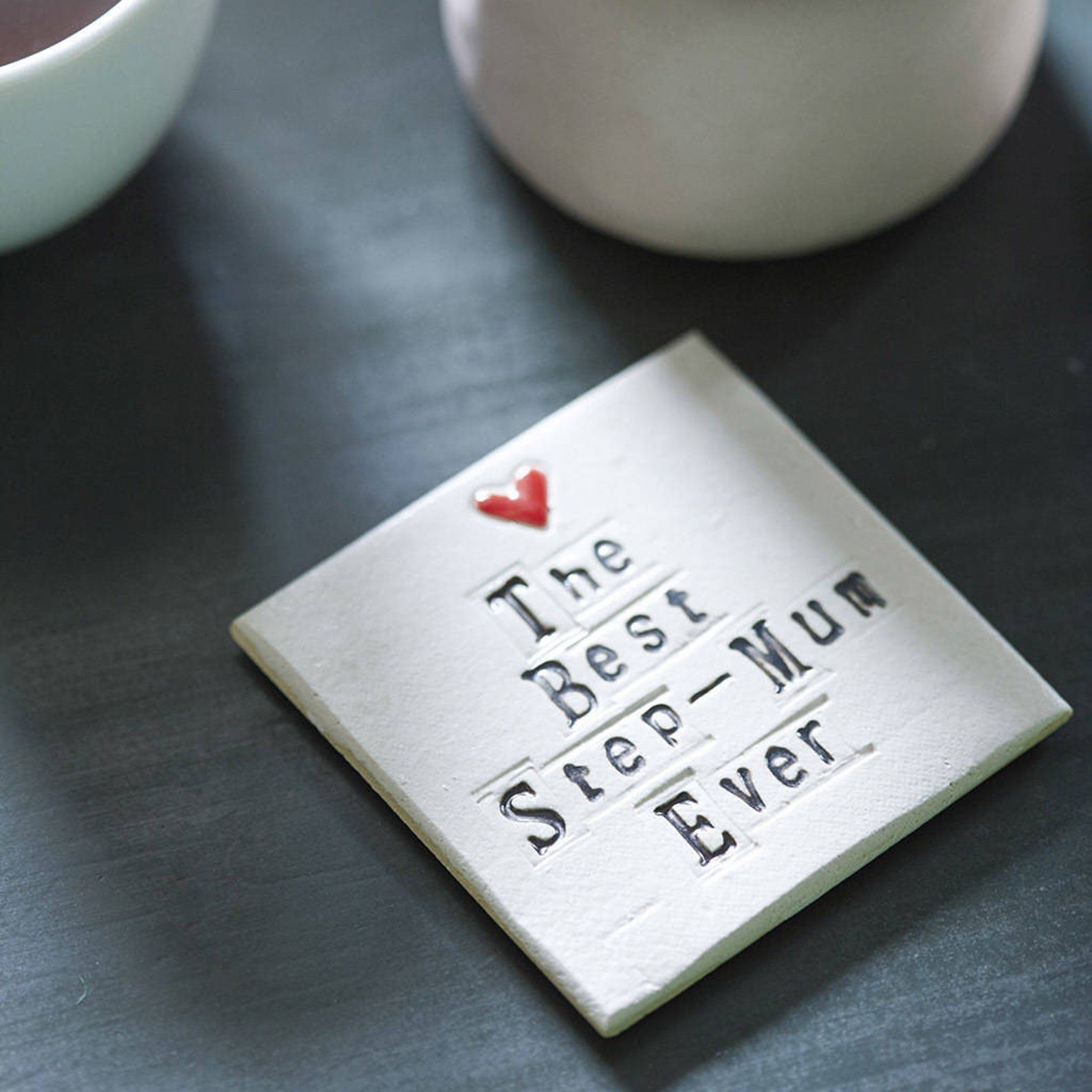 The Best Step Mum Ever Ceramic Coaster Mothers Day Keepsake - Etsy