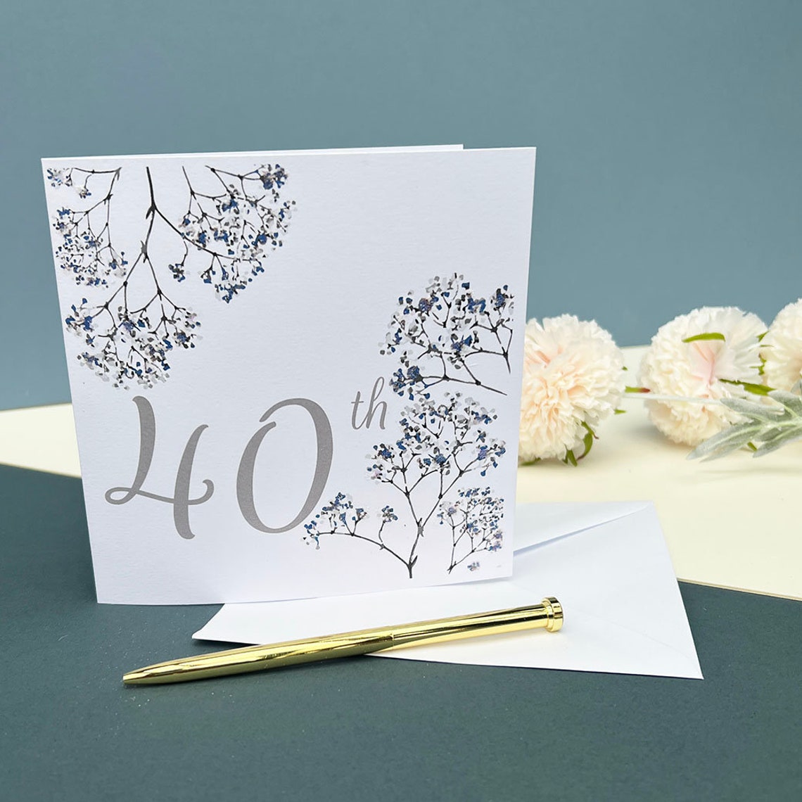 40th Birthday Card Milestone Birthday Greetings Card - Etsy