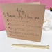 Five Reasons I Love You Valentine's Card, Personalised Greetings Card ...
