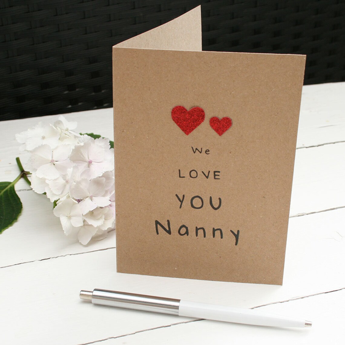 We Love You Nanny Card - Etsy