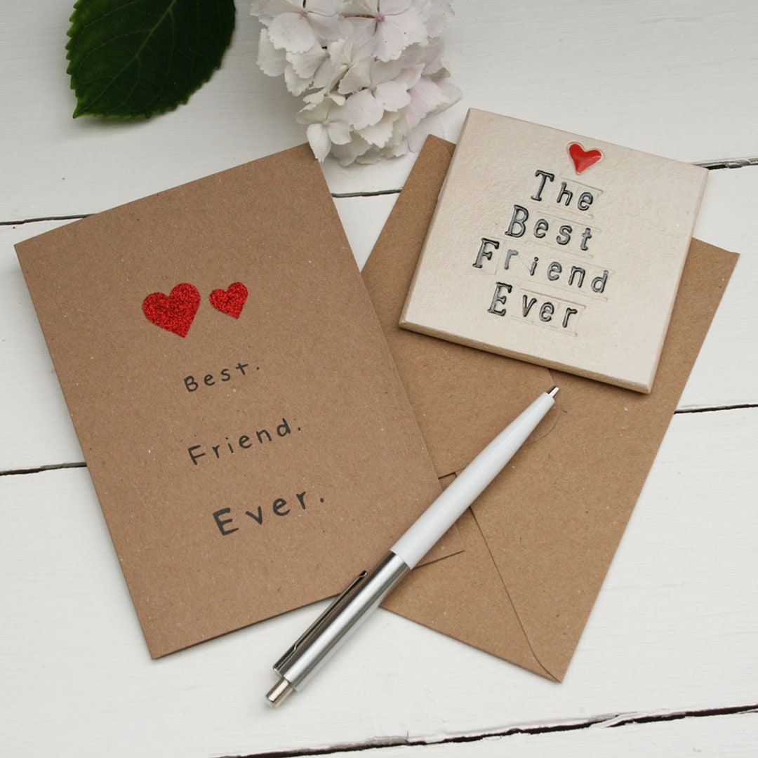 The Best Friend Ever Card - Etsy