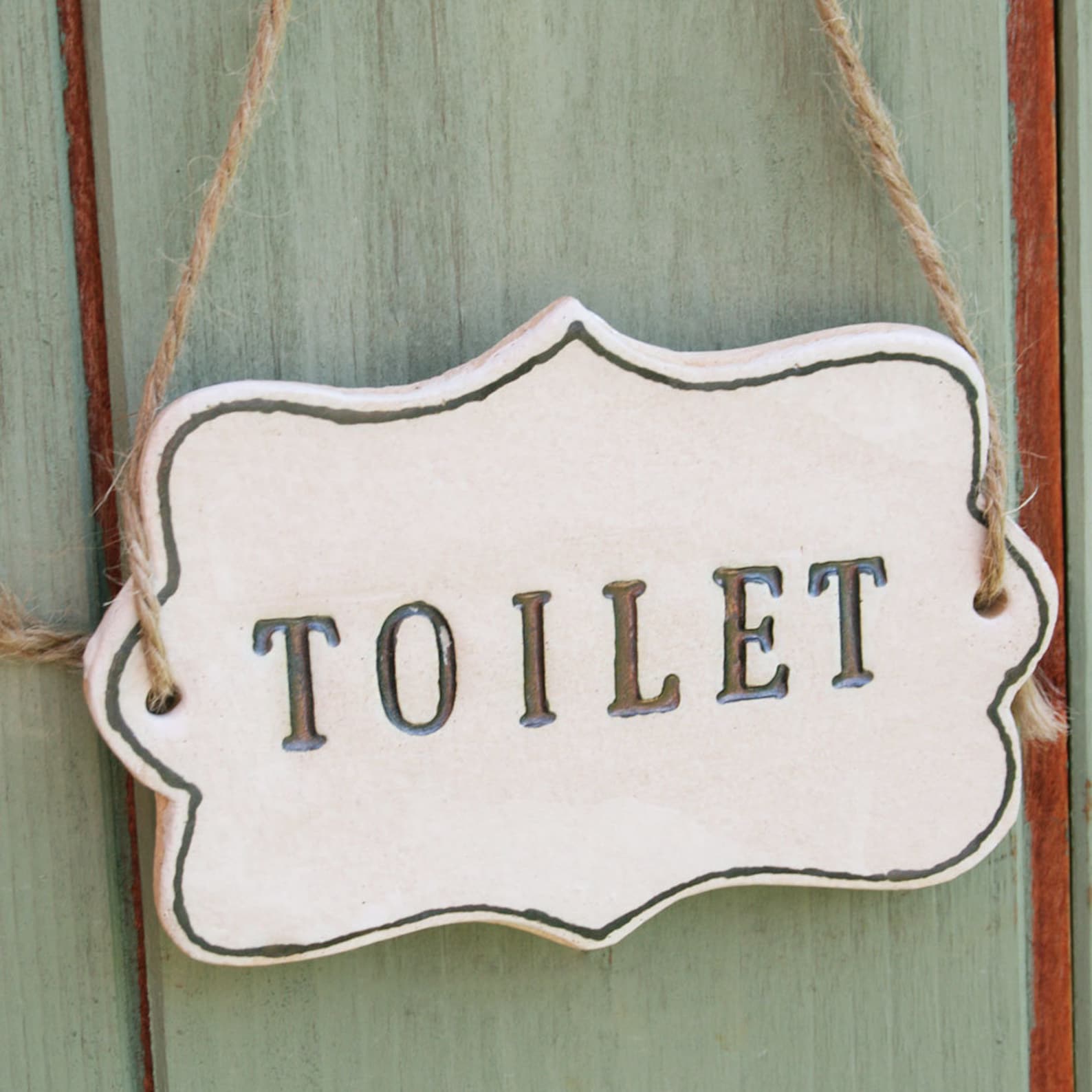 Handmade Ceramic Door Sign - Etsy