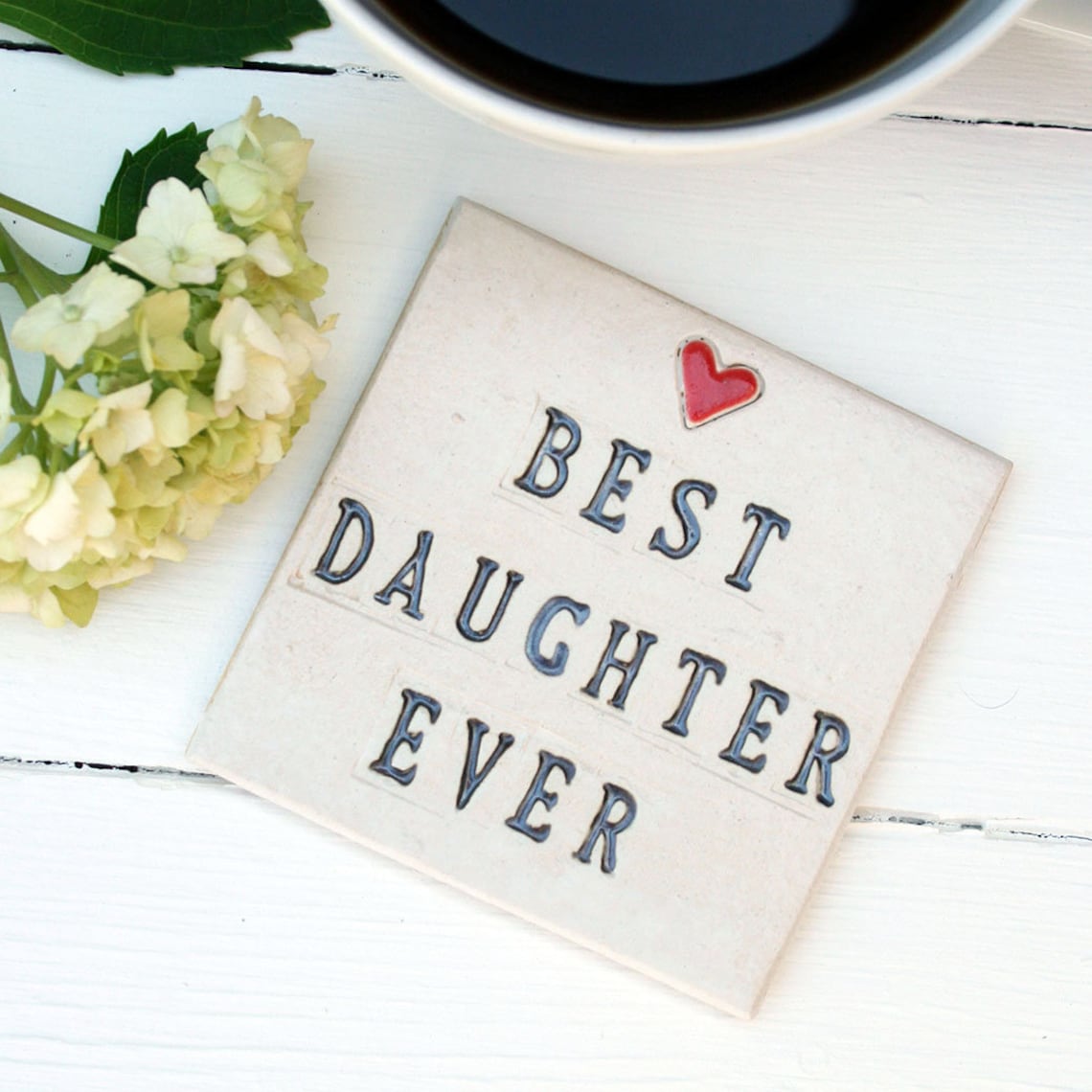 Best Daughter Ever Card, Birthday or Christmas Greetings Card for ...