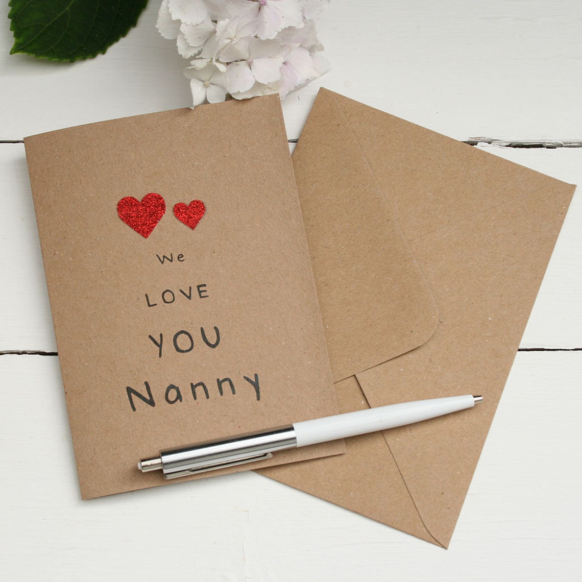 We Love You Nanny Card - Etsy