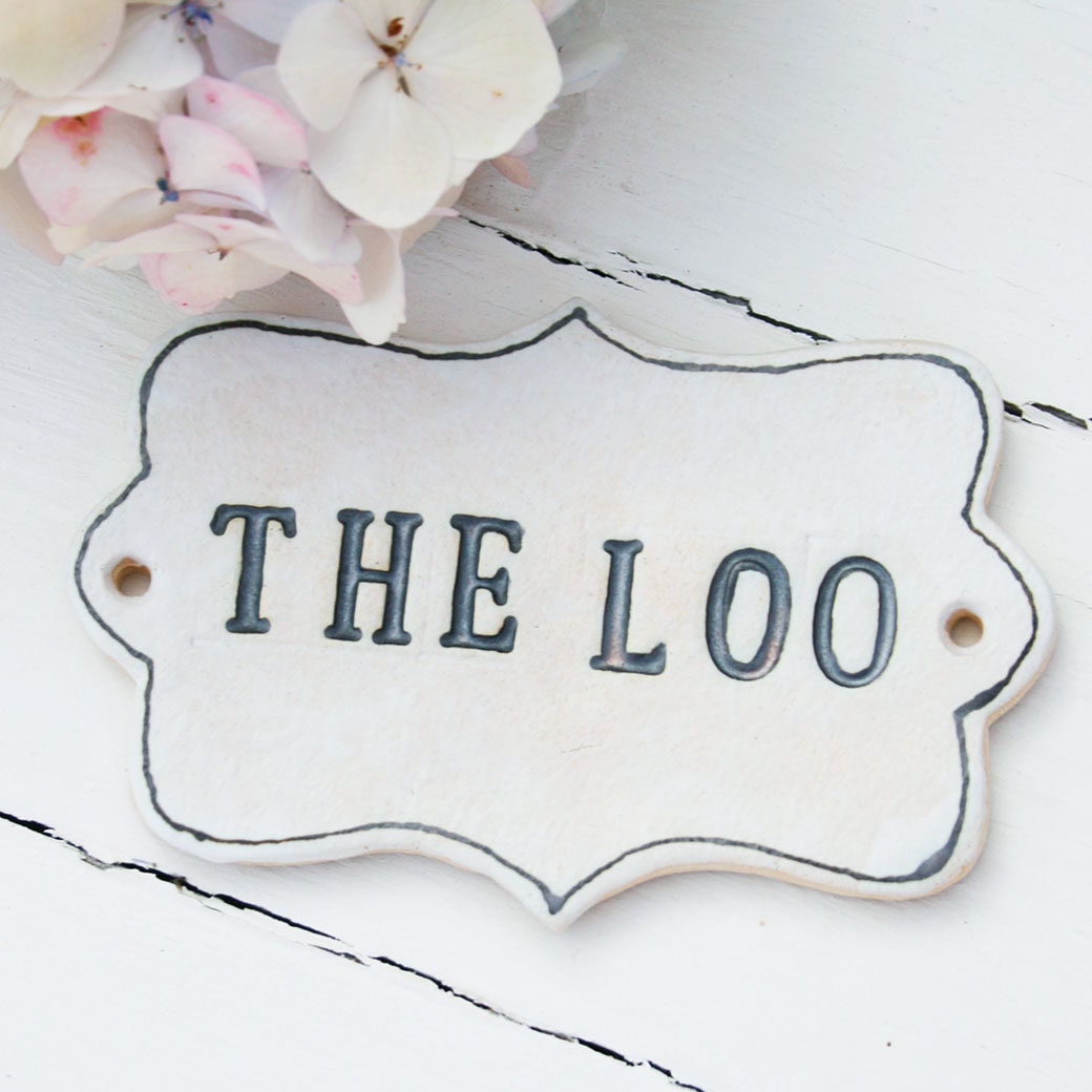 Handmade Ceramic Door Sign | Etsy