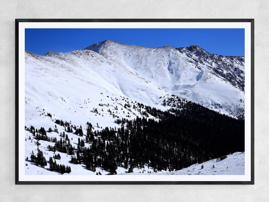 Photo Print | Colorado Mountain Pass Loveland Snow Evergreen Forest ...