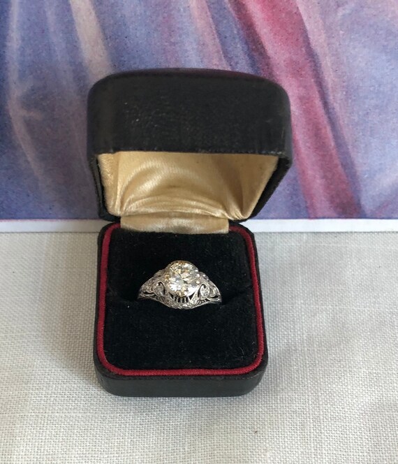 vintage ring box 1930s - Gem