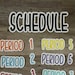 Classroom Schedule Magnets | Teacher Schedule Magnets | Classroom White ...